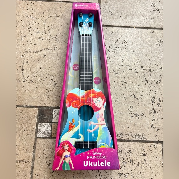 Disney | Toys | Nwt Disney Princess Blue Ukulele For Kids | Poshmark